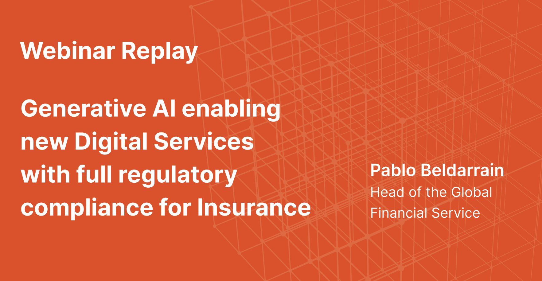 Stratio BD Webinars | Generative AI for Insurance - Stratio Stratio BD Webinars | Generative AI for Insurance - Stratio